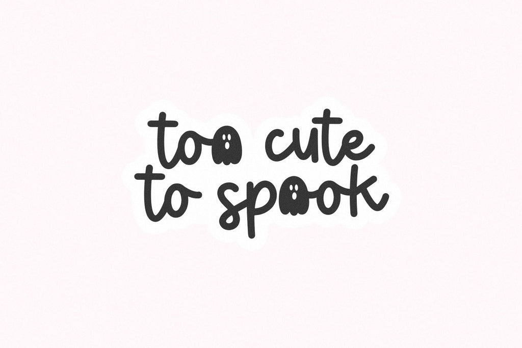 Spooky Girlie - Cute Halloween Script Font - So Fontsy