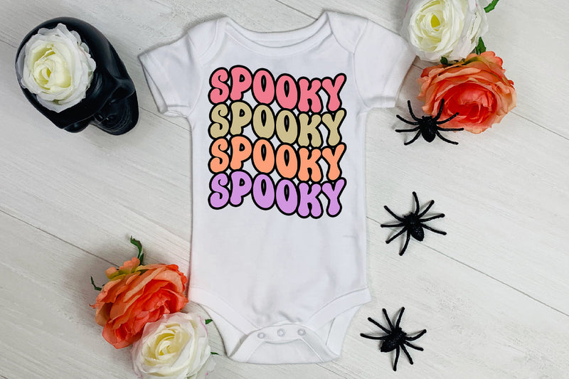 Spooky Groovy Halloween Sublimation I Retro Halloween PNG - So Fontsy