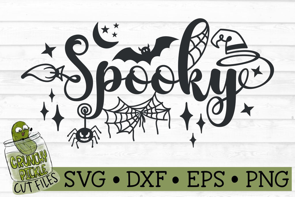 Spooky Halloween SVG File - So Fontsy