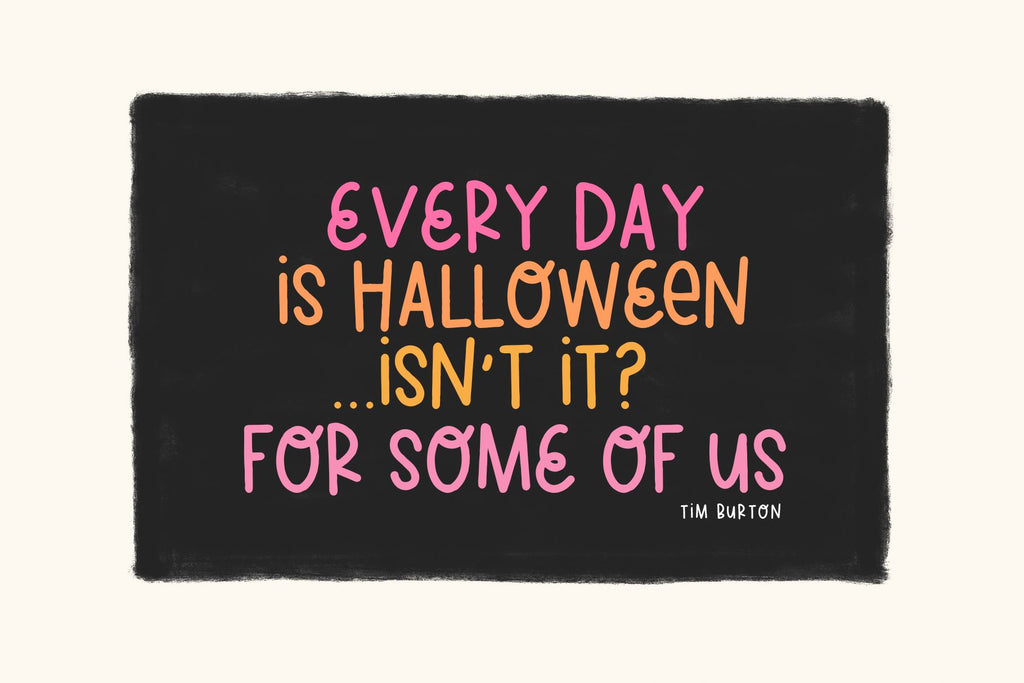 Spooky Season - Handwritten Font with Doodles! - So Fontsy