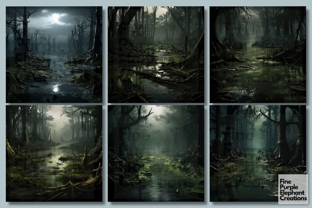 Spooky Swamp | Scary Halloween - So Fontsy