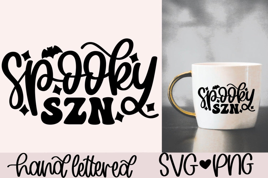 Spooky szn svg, halloween vibes svg, halloween mug svg, fall vibes svg ...