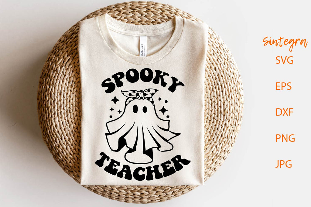 Spooky Teacher SVG, Halloween Teacher Svg Free For Commercial Use - So ...
