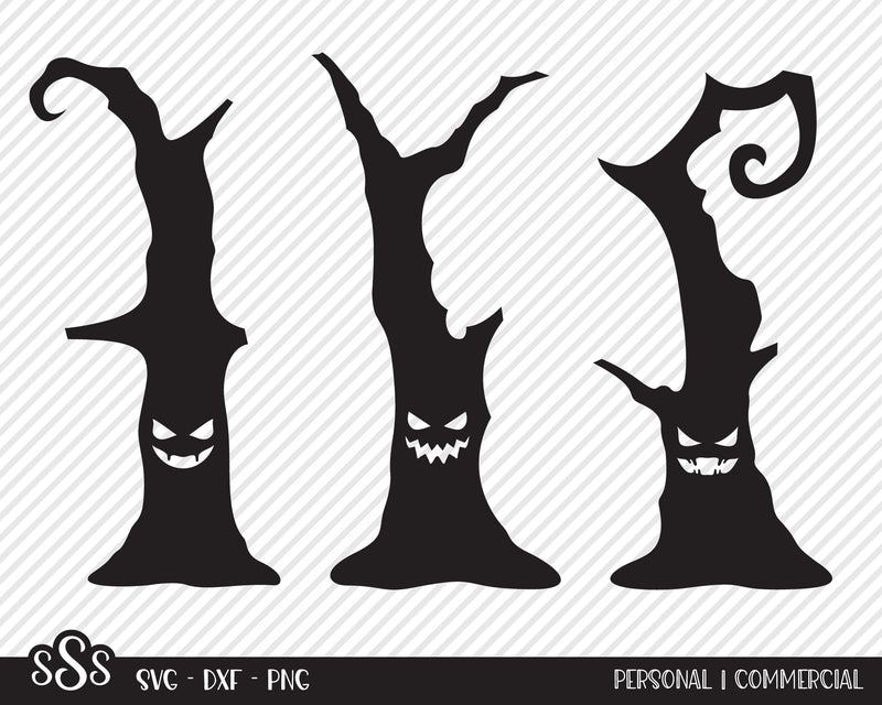 Spooky Tree Bundle | Halloween SVG - So Fontsy