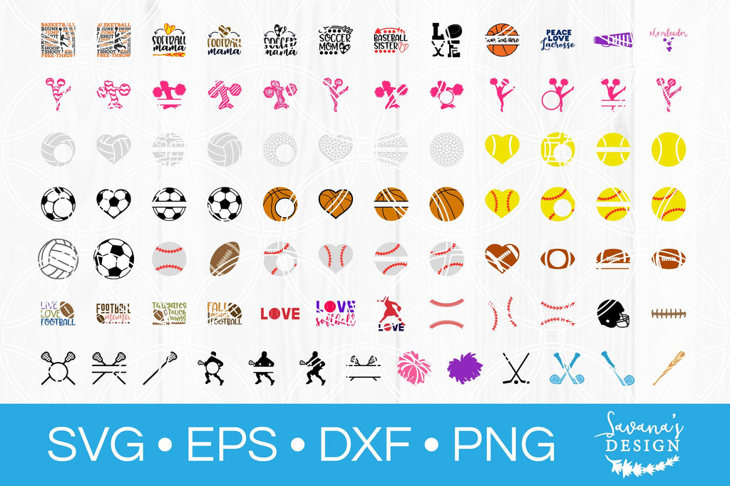 Sport SVG Bundle - So Fontsy