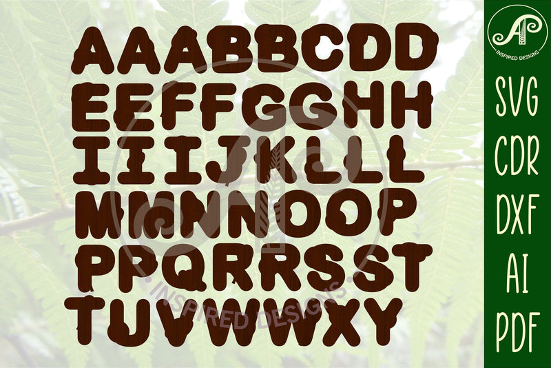 Sports themed alphabet letters SVG - So Fontsy