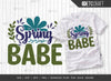 Spring Babe SVG Cut File, Welcome Spring Svg, Spring Svg, Hello Spring ...