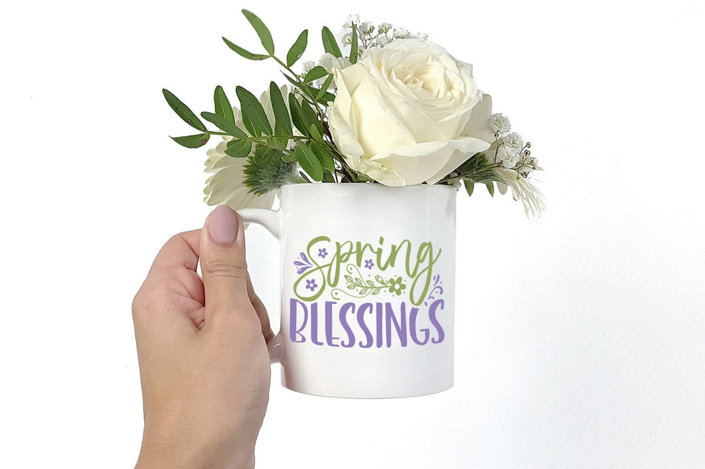 Spring Blessings- Spring SVG- Flower SVG - So Fontsy