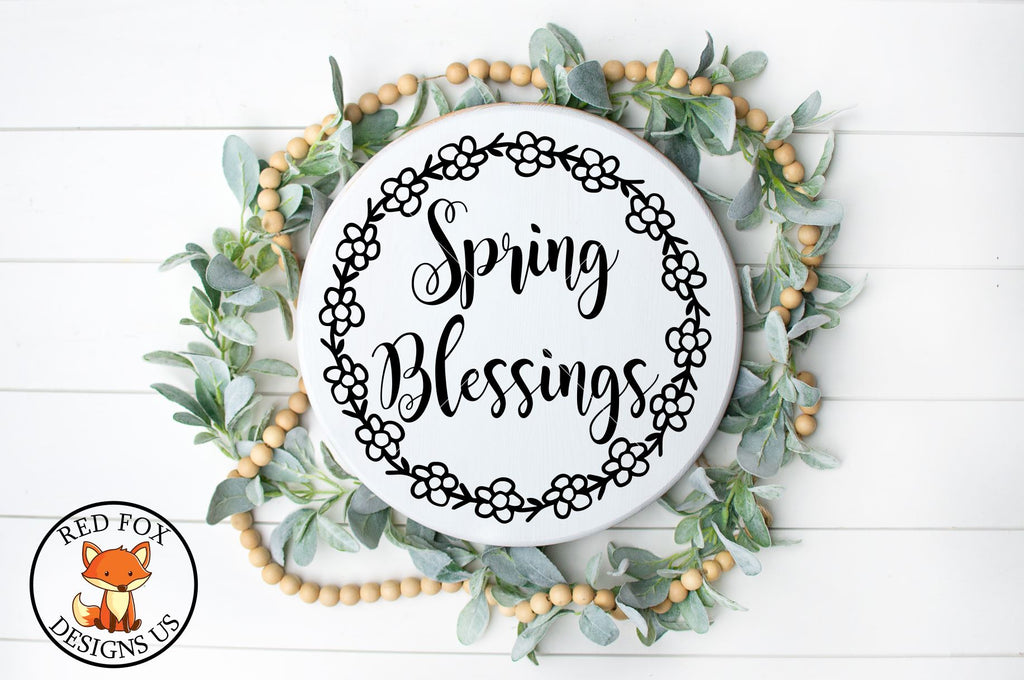 Spring Blessings SVG | Easter SVG | Spring SVG PNG DXF - So Fontsy