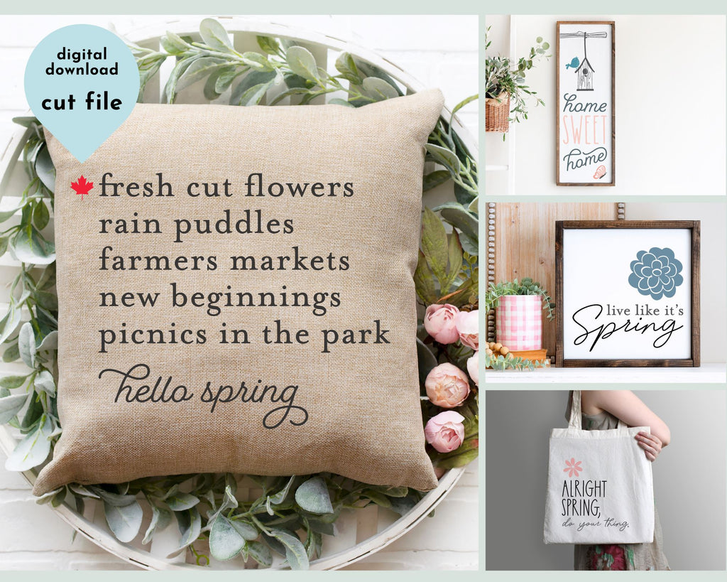 Spring Bundle - SVG Cut Files - So Fontsy