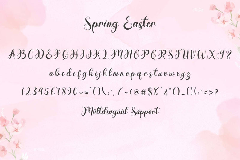 Spring Easter - So Fontsy
