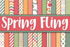 Spring Fling Digital Paper - So Fontsy