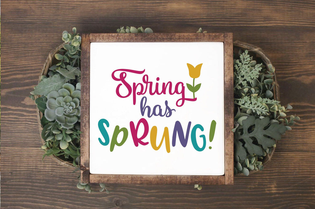 Spring has Sprung SVG Cut File - So Fontsy
