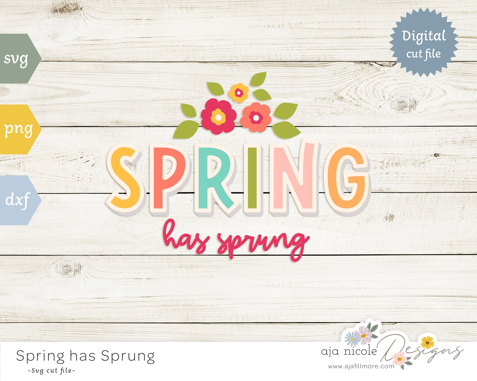 Spring has Sprung svg - So Fontsy