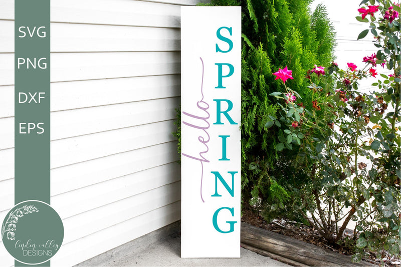 Spring Porch Sign Bundle-Spring and Easter Vertical Sign SVGs - So Fontsy