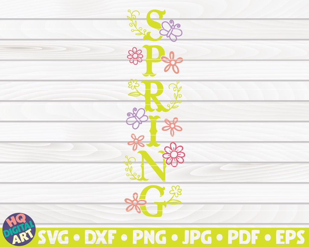Spring Porch Sign SVG - So Fontsy