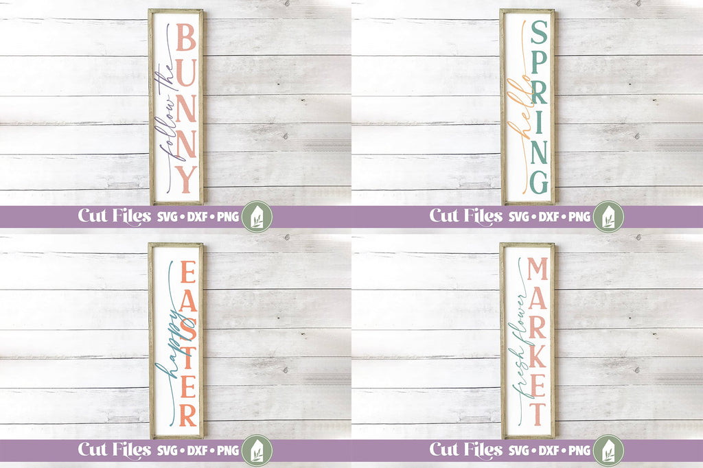 Spring Signs SVG Bundle | Easter Signs SVG Bundle - So Fontsy