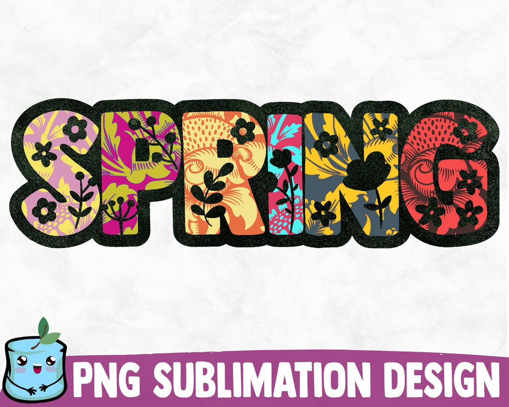 Spring Sublimation Design - So Fontsy