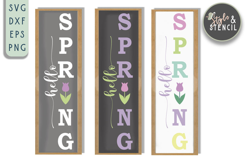 Spring Summer Porch Sign Mini Bundle SVG - Summer SVG - Spring SVG - So ...