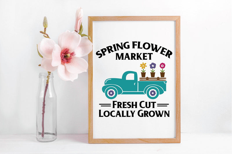 Spring SVG Cut File Bundle - Includes 25 Designs - So Fontsy