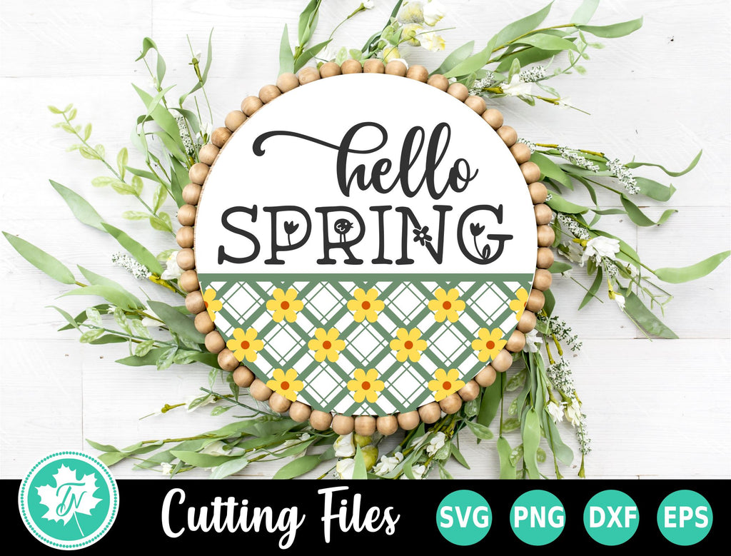 Spring SVG | Spring Door Hanger Bundle 2 - So Fontsy
