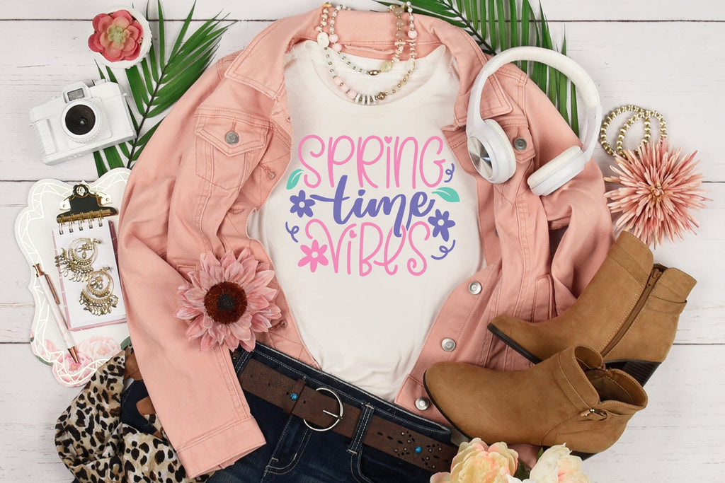 Spring Time Vibes SVG - So Fontsy