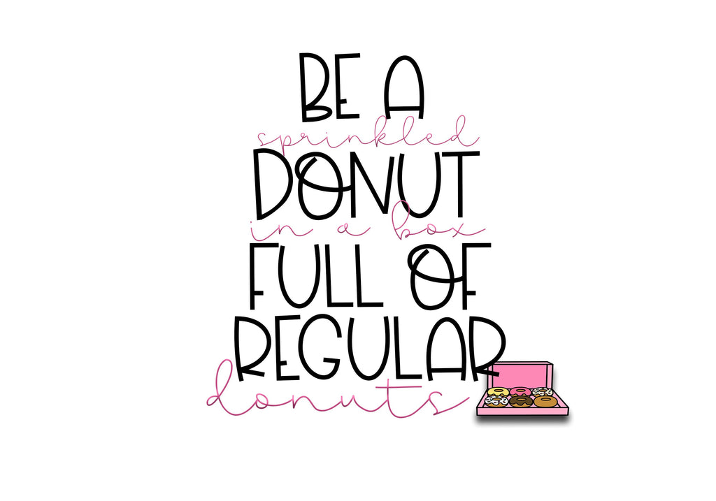 Sprinkled Donut - Cute Handwritten Font - So Fontsy
