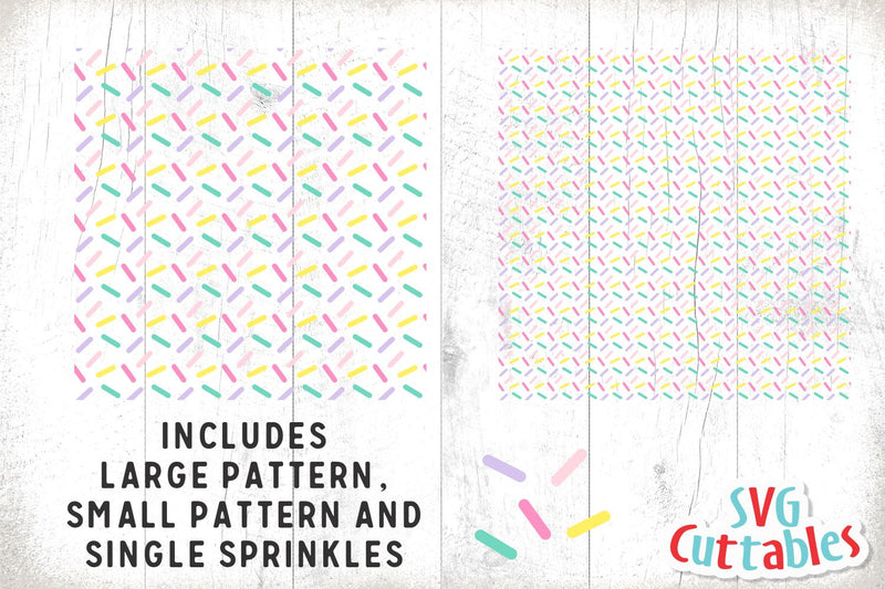 Sprinkles svg | Sprinkles Seamless Pattern | svg Pattern | Silhouette ...