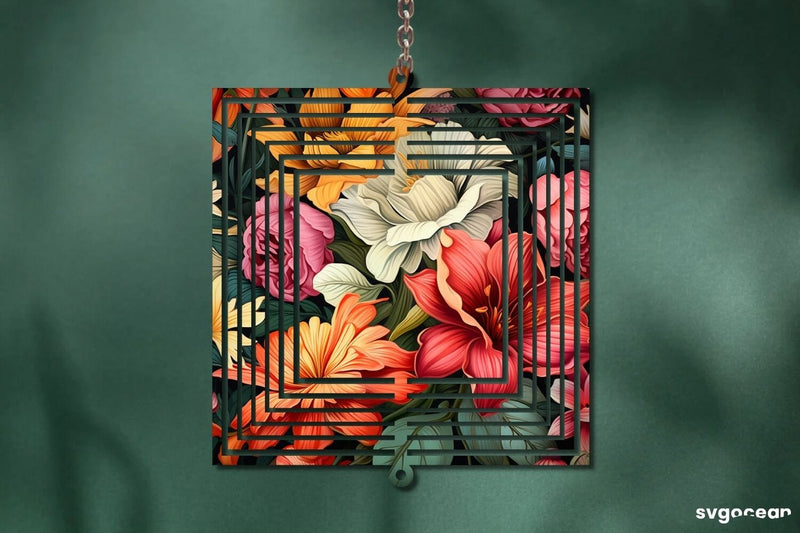 Square Wind Spinner Canva Mockup | Editable | Easy to use - So Fontsy