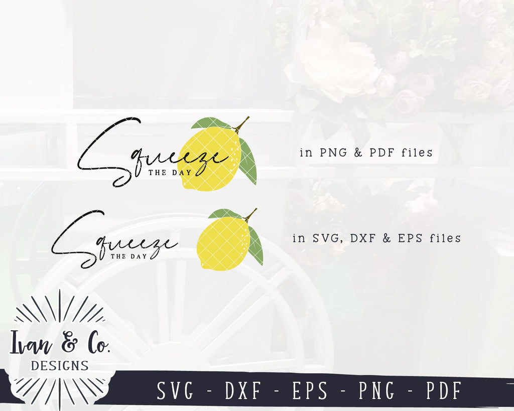Squeeze the Day SVG Files | Lemonade Svg | Farmhouse Svg | Lemon Svg ...