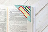 Stack of Books Corner Bookmark ITH Applique Embroidery - So Fontsy