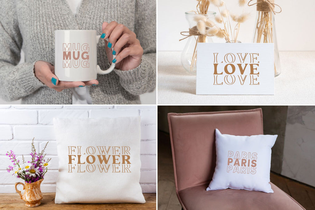 Stacked Font Bundle 12 Fonts Incuded - So Fontsy