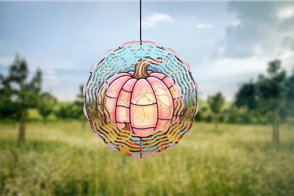 Stained Glass Pimpkin | Fall Wind Spinner Sublimation Bundle - So Fontsy