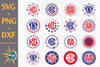 Star Monogram SVG, PNG, DXF Digital Files Include - So Fontsy