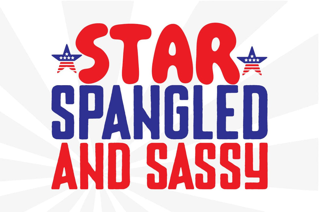 Star Spangled and Sassy - So Fontsy