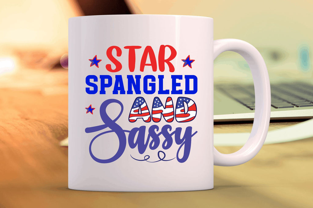 Star spangled and sassy SVG - So Fontsy