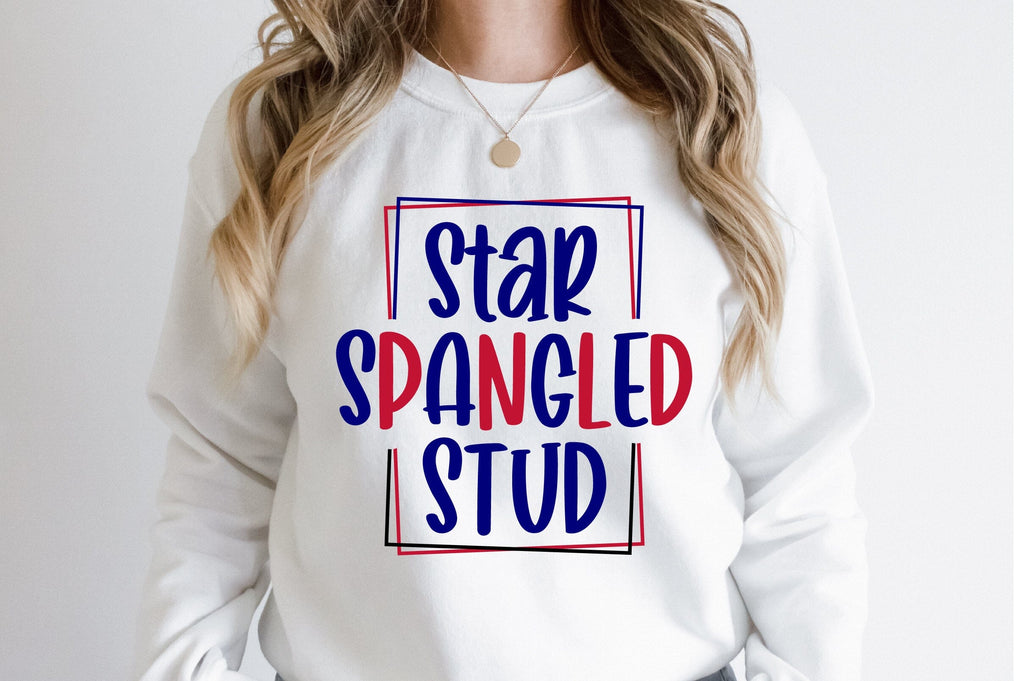 Star Spangled Stud svg - So Fontsy