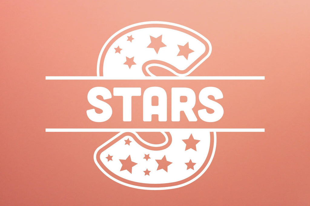 Stars Monogram Font - So Fontsy