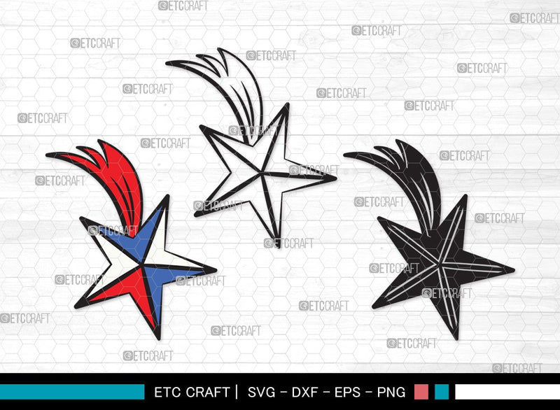 Stars SVG | Glowing Stars Svg | Shooting Stars Svg | Outer Space Svg ...