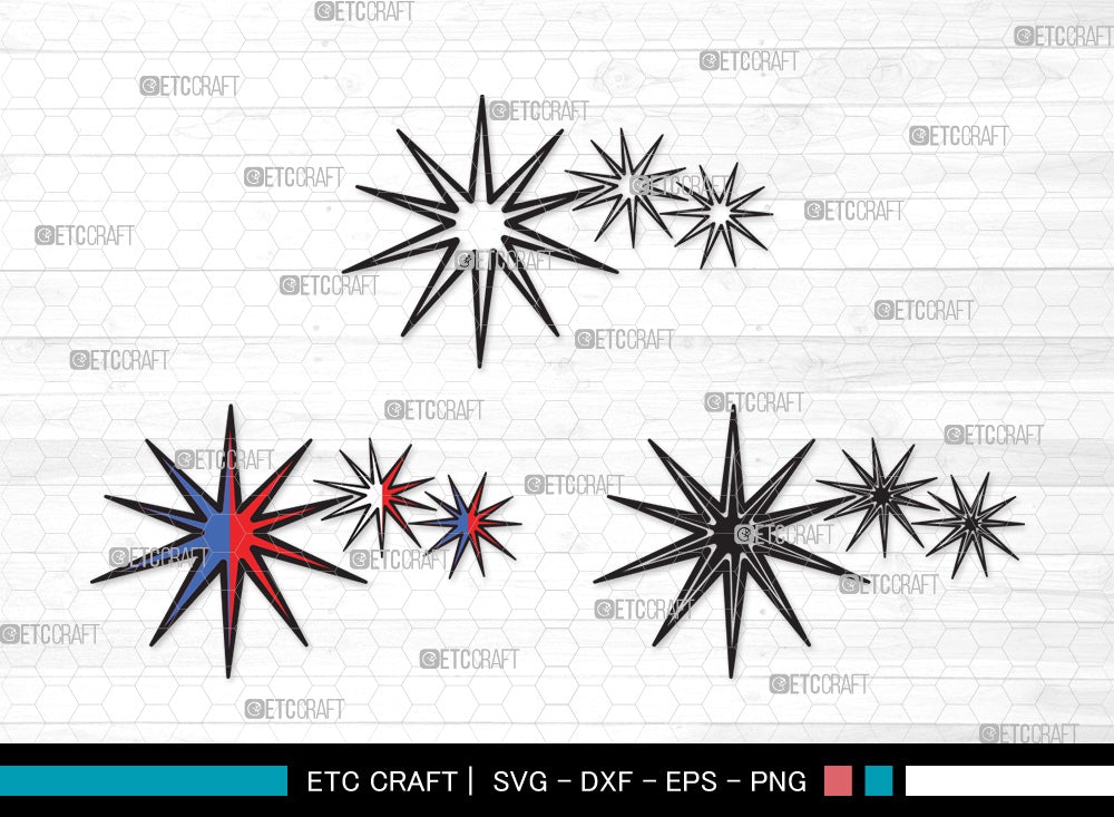 Stars SVG | Glowing Stars Svg | Shooting Stars Svg | Outer Space Svg ...