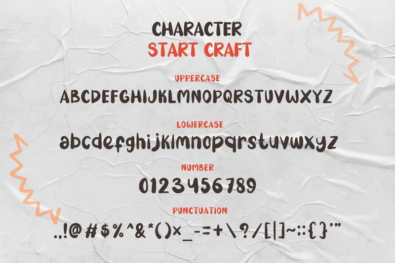 Start Craft - Cute Handwritten Font - So Fontsy