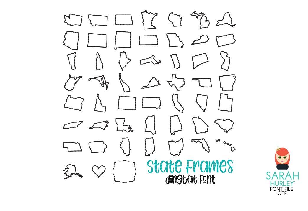 State Frames Font - So Fontsy