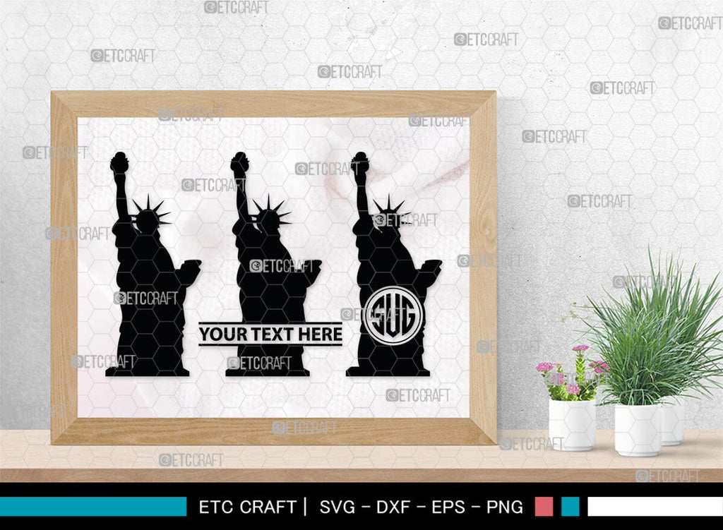 Statue Of Liberty Monogram, Statue Of Liberty Silhouette, Statue Of ...