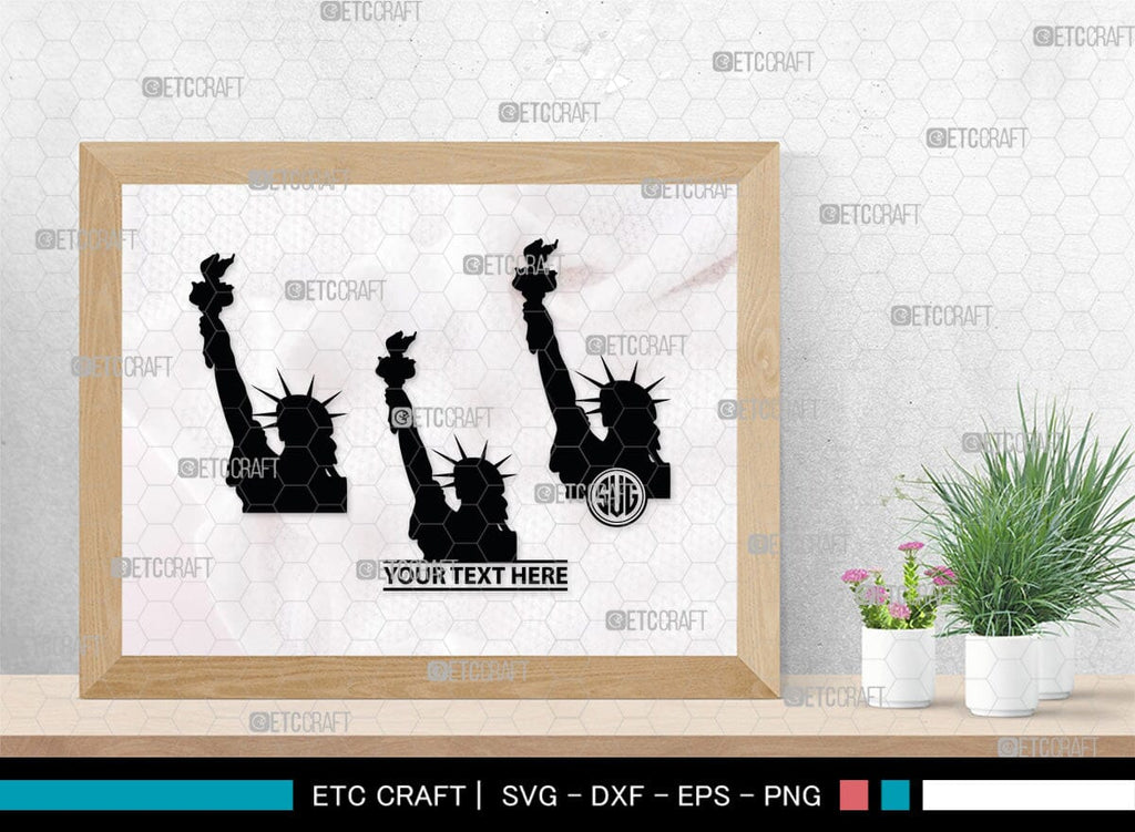 Statue Of Liberty Monogram, Statue Of Liberty Silhouette, Statue Of ...