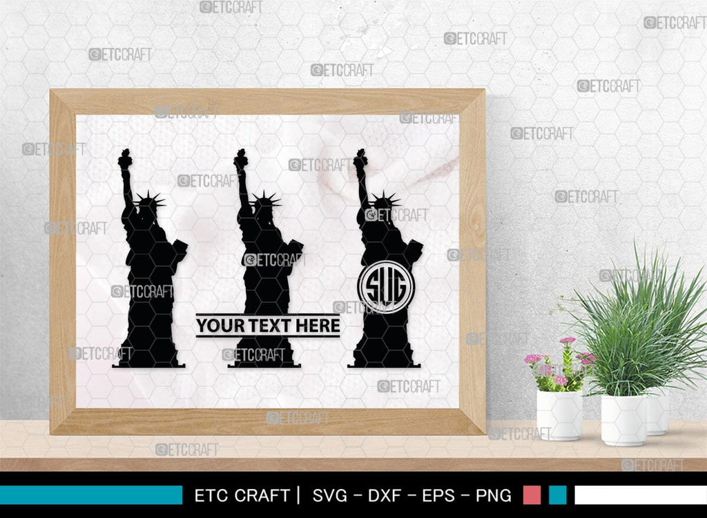 Statue Of Liberty Monogram, Statue Of Liberty Silhouette, Statue Of ...