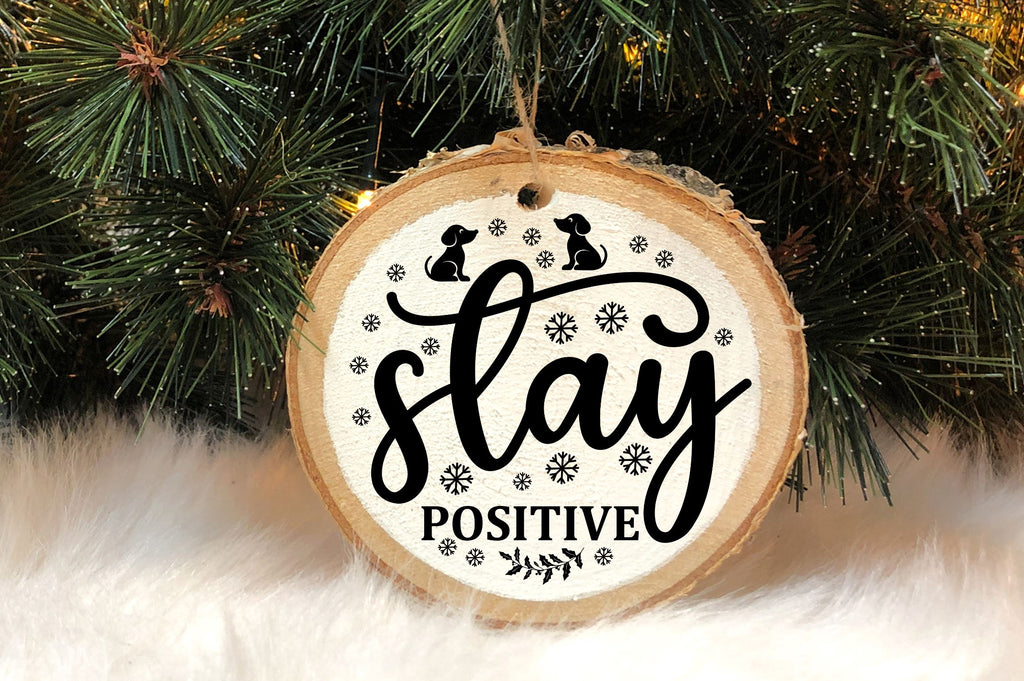 Stay positive SVG Design - So Fontsy