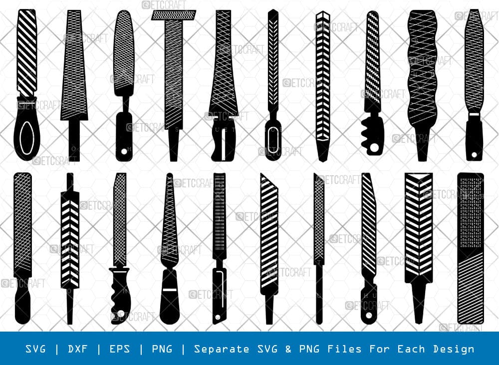 Steel File Silhouette, Steel File SVG, Metal Files Svg, Horse Rasp Svg ...