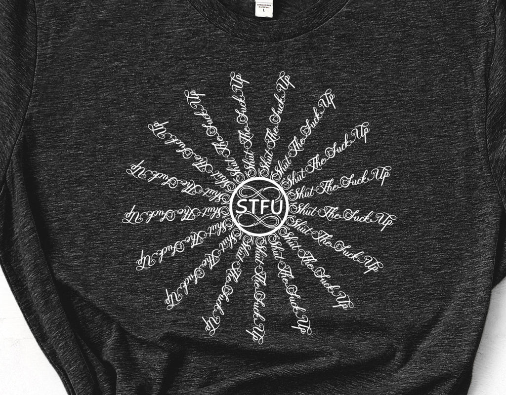 STFU Shut the Fuck Up Mandala Adult SVG Design | So Fontsy