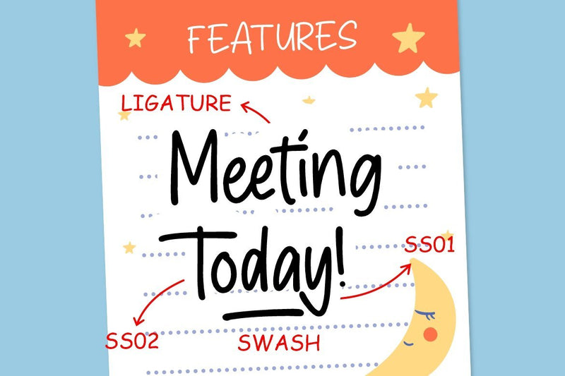 Sticky Marker Typeface - So Fontsy