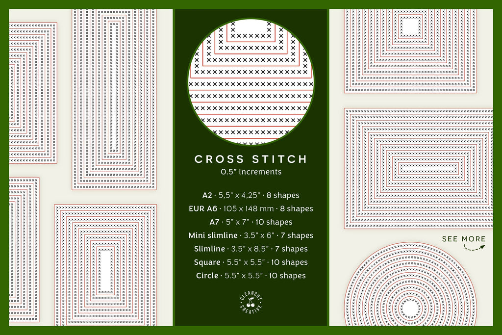 Stitched Nesting Shapes V2 Fancy Stitches | sketch foil SVG for cards ...